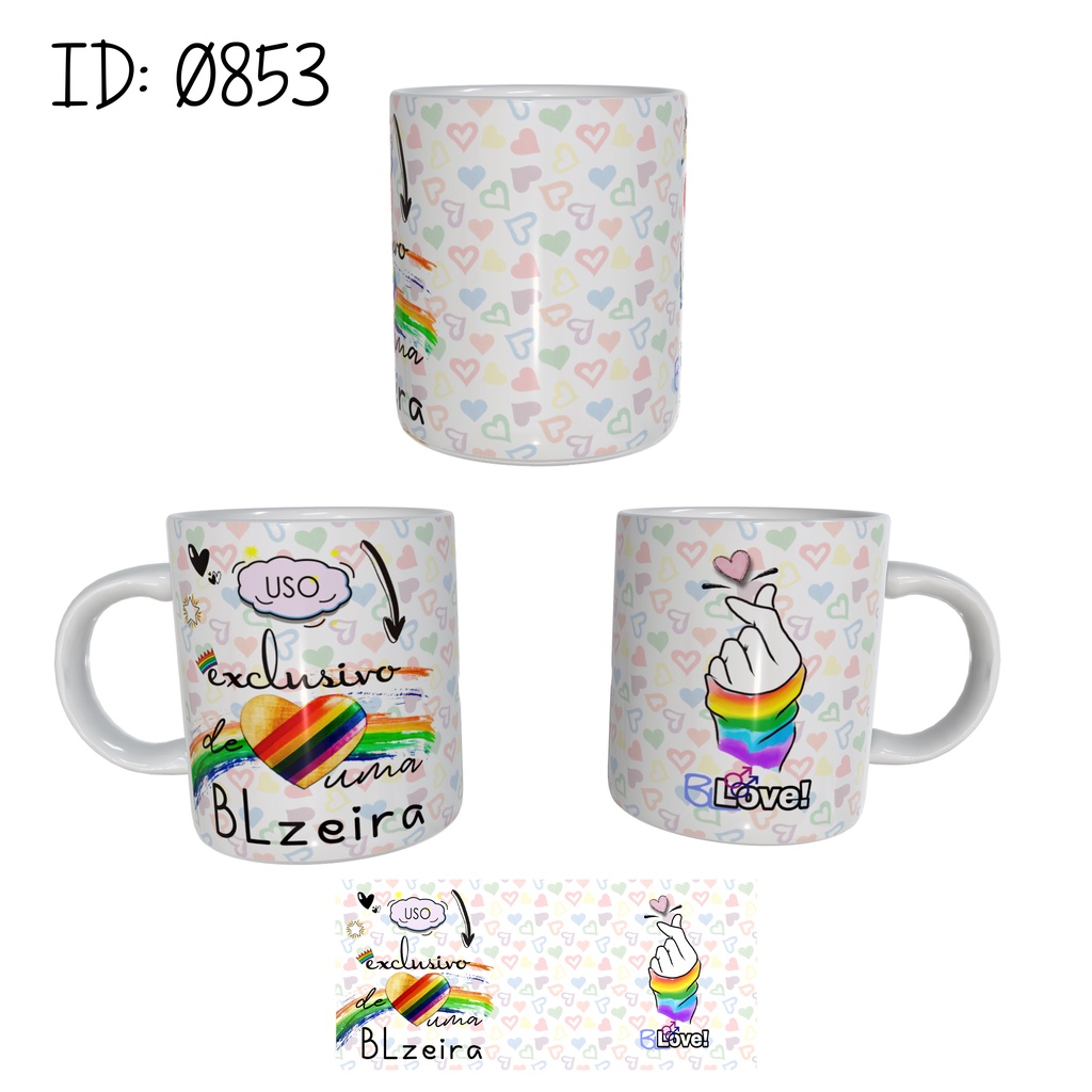 Caneca Uso Exclusivo de uma BLzeira BL Tdrama T-Drama Tailandes ...