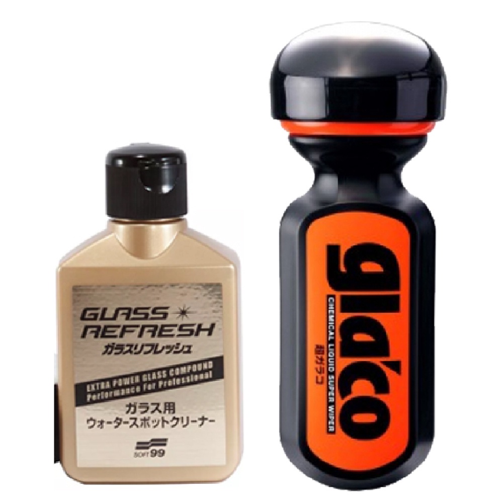 Kit Removedor De Manchas 80ml + Cristalizador Ultra Fusso 70ml Glaco Soft99 | Shopee Brasil