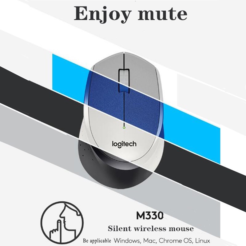 Logitech M330 Portable Bluetooth Wireless Mouse | Shopee Brasil