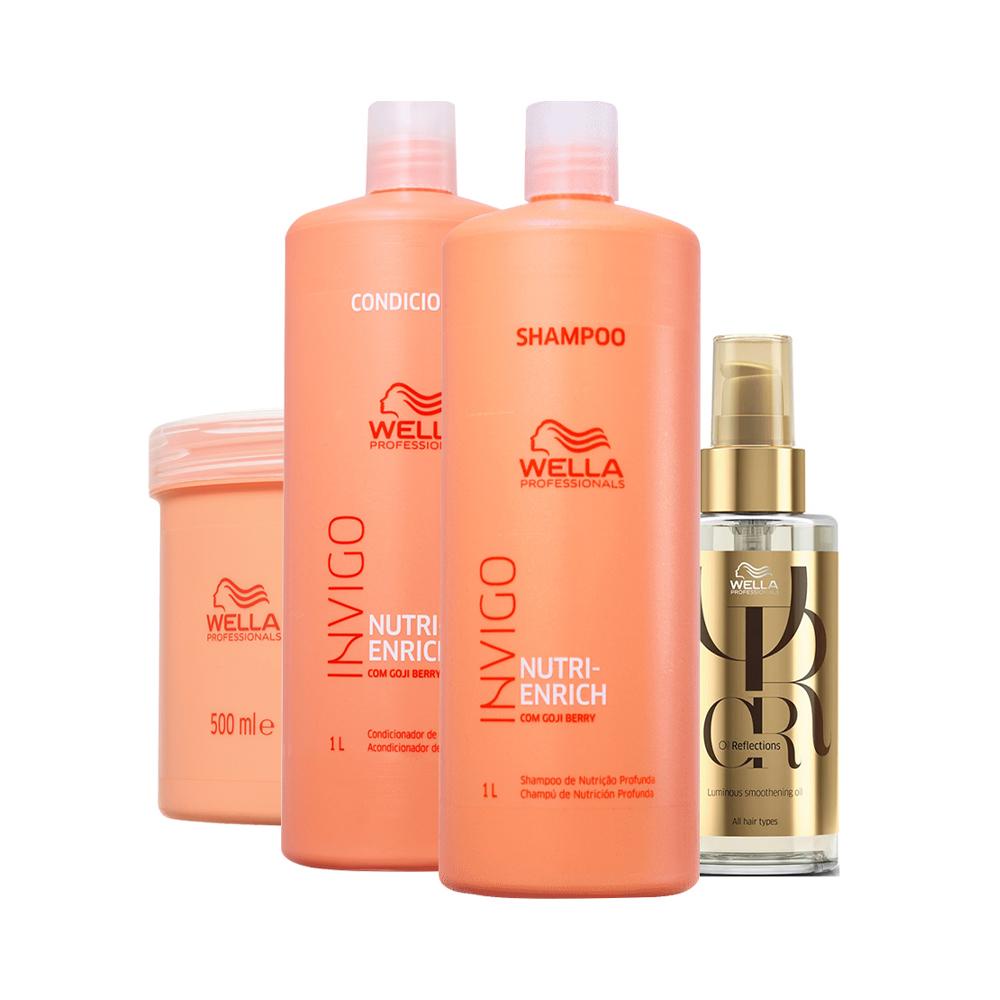 Kit Wella Professionals Invigo Enrich Profissional - Shampoo e ...