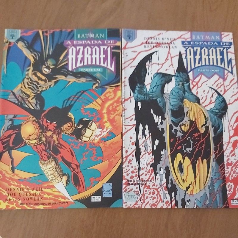 Batman - A Espada de Azrael - Mini-Série Completa em 02 Edições ( Abril ...