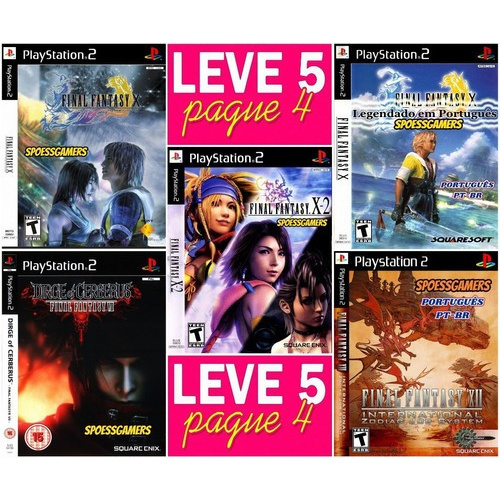 Final Fantasy Collection (5 Jogos) Ps2 Desbloqueado Patch | Shopee Brasil