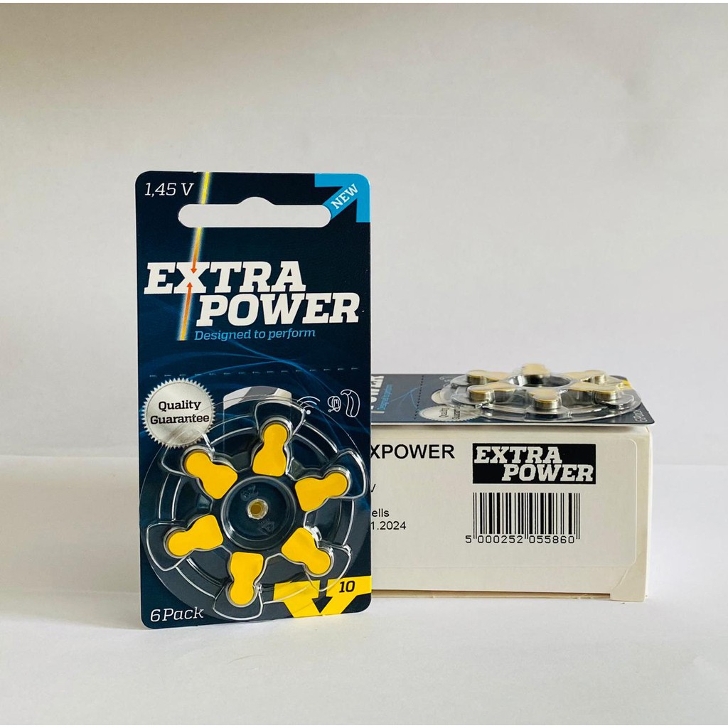 Pilha Para Aparelho Auditivo Extra Power A10 - 60 Unidades | Shopee Brasil
