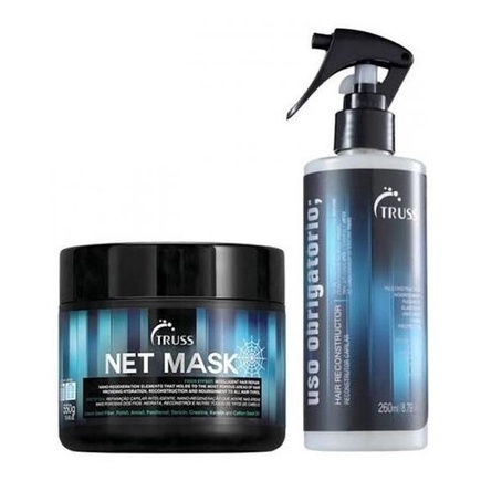 Truss Net Mask 550g E Uso Obrigatorio Recons 260 Ml | Shopee Brasil