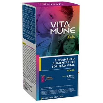 Vitamina Infantil Liquida 240 ml Vitamune Sabor Laranja | Shopee Brasil