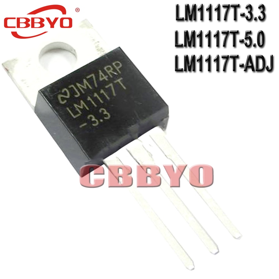 10PCS LM1117T-3.3 5.0 ADJ TO-220 TO220 LM1117 Novo Estoque Pronto | Shopee Brasil