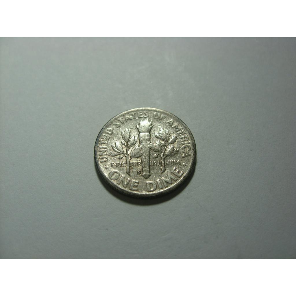 Moeda Antiga Estados Unidos 1 One Dime 1947 Prata, Autentica. | Shopee ...