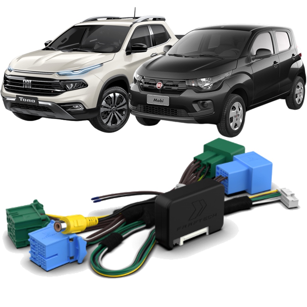 Interface de Desbloqueio de Câmera Faaftech FT-RC-UC4 Fiat Mobi 2021 à 2022 e Fiat Toro 2022 ...