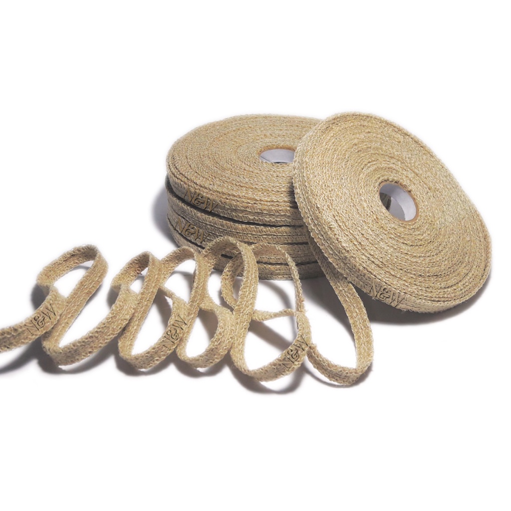 Kit 5 Rolos Fita Juta Cru Natural 1cm x 10m cada | Shopee Brasil