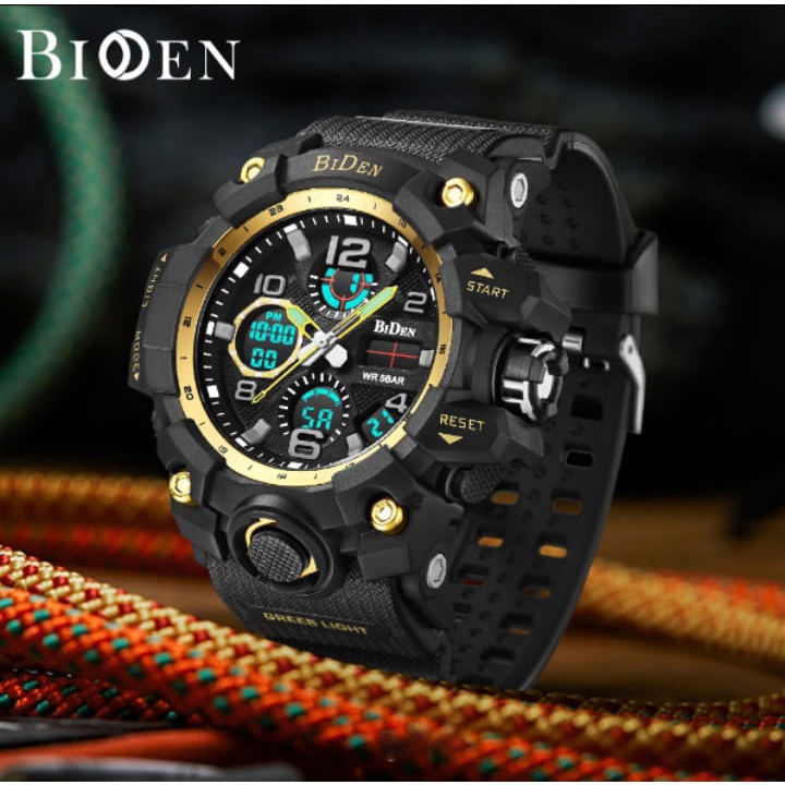 Relógio Digital Masculino e analógico Original BIDEN Resistente a Água | Shopee Brasil