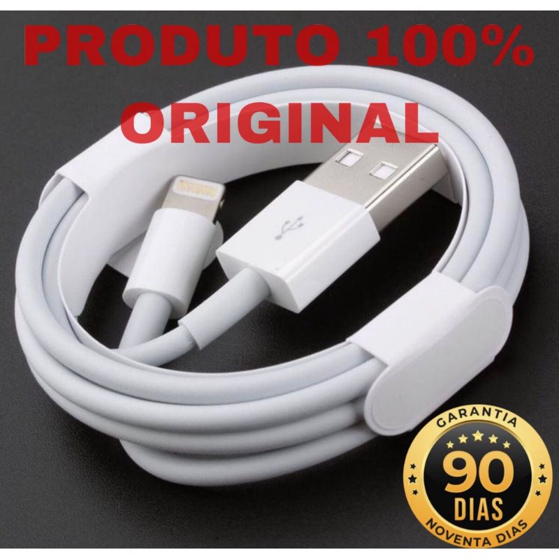 Cabo usb carregador iPhone Lightning 1’linha pronta entrega | Shopee Brasil