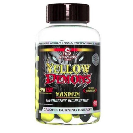 Yellow Demon 150 Eph 60 Capsulas Demons Lab | Shopee Brasil