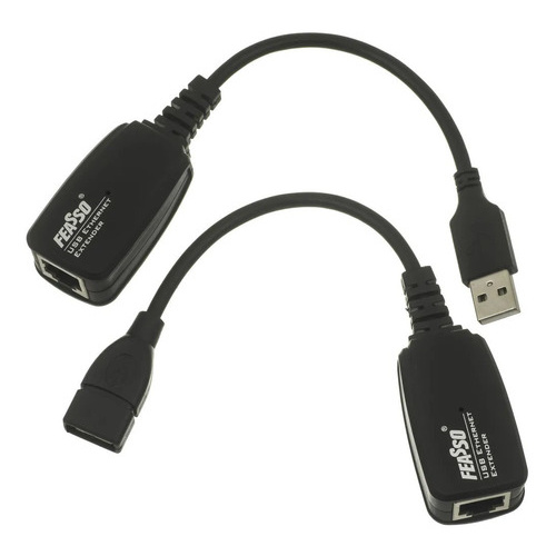 Adaptador Extensor Rj45 Usb 50 Metros | Shopee Brasil