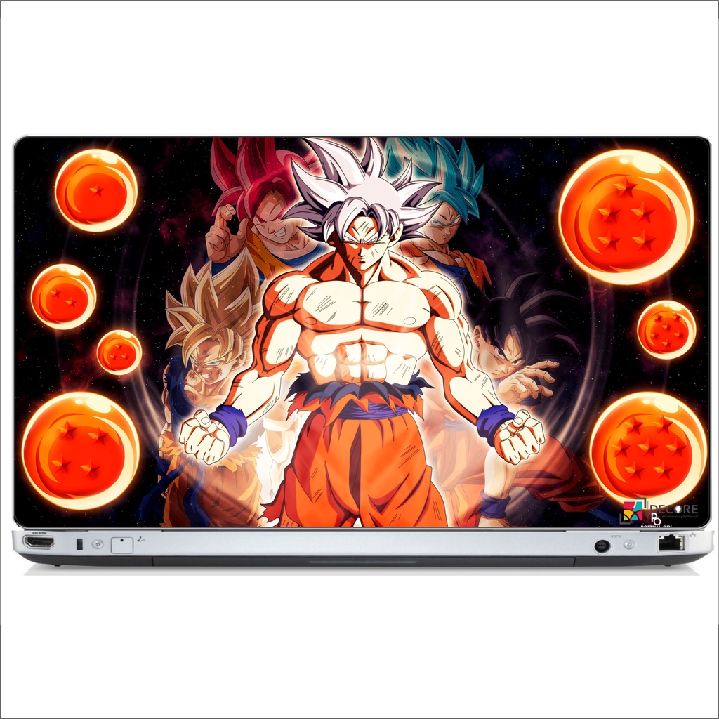 ADESIVO PARA NOTEBOOK PERSONALIZADO GOKU INSTINCT | Shopee Brasil