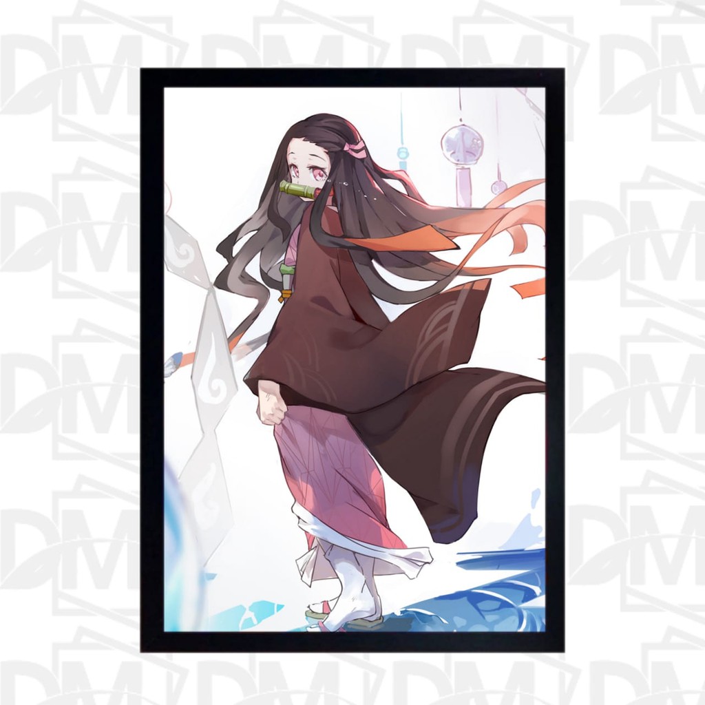 Quadro Decorativo Nezuko Anime Demon Slayer 20x30cm | Shopee Brasil