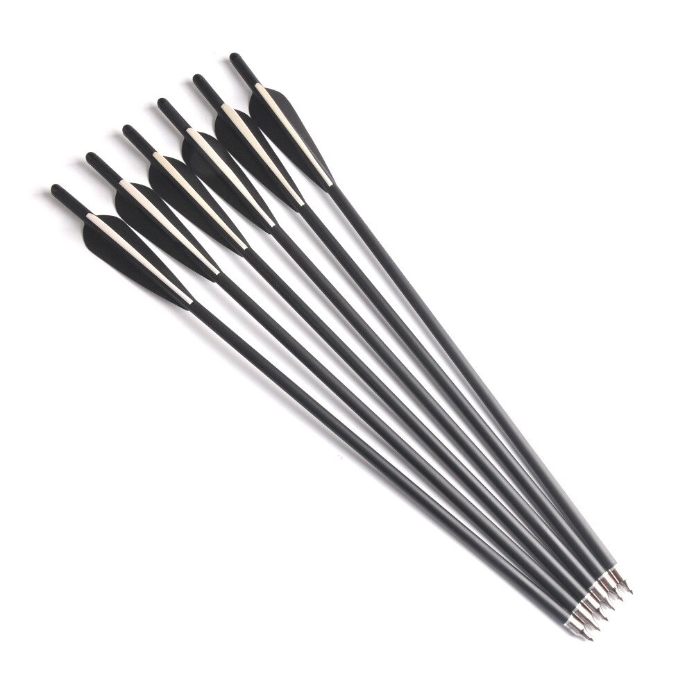 6 Flecha De Fibra Carbono 18p. Para Balestra/besta/crossbow | Shopee Brasil
