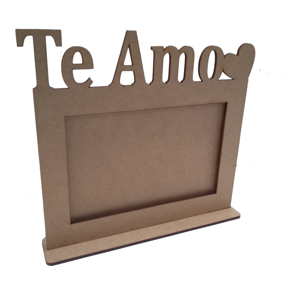 Porta Retrato Na Base Te Amo 15 Peças Mdf | Shopee Brasil