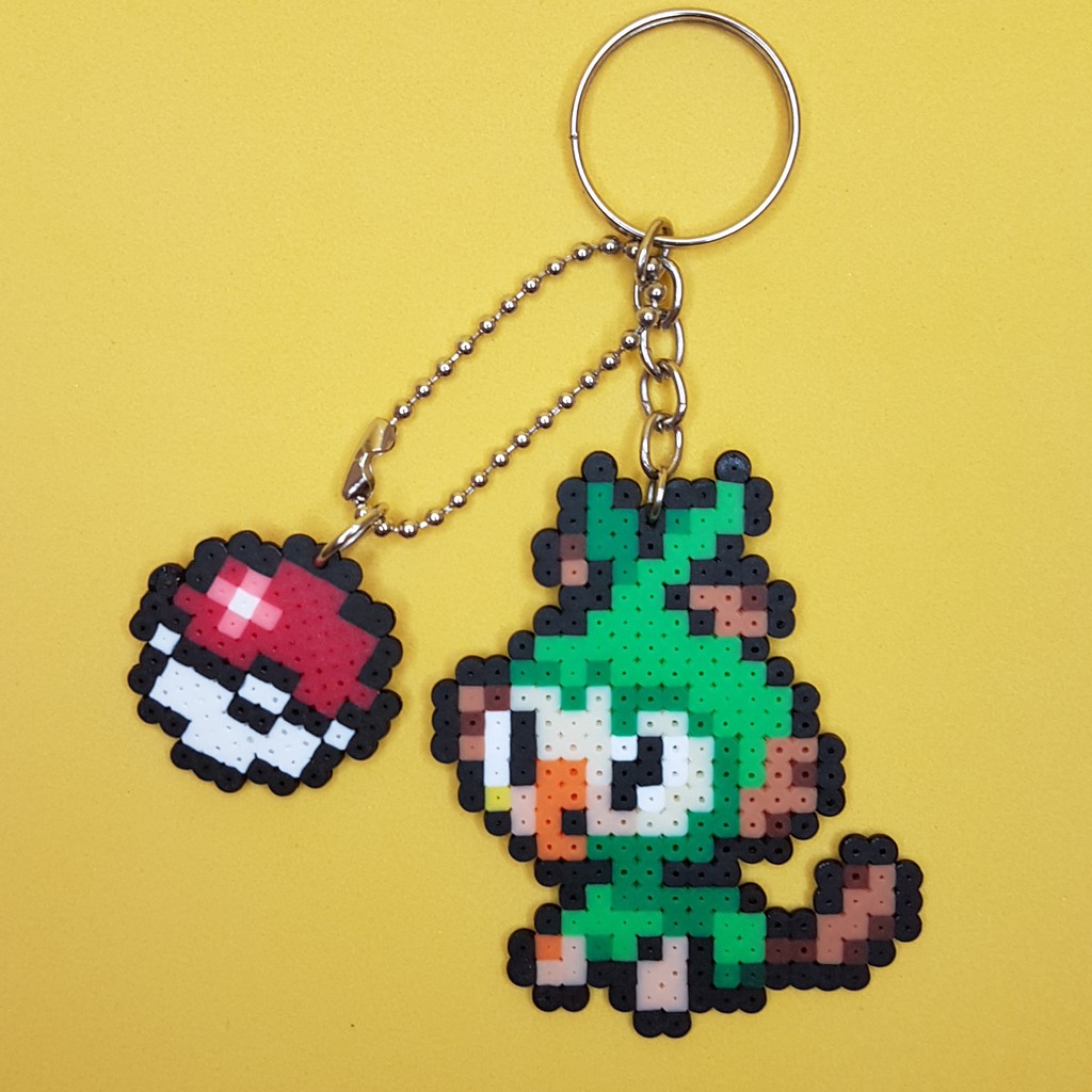 Chaveiro/ Ímã/ Pin/ Bottom Grookey - Pokémon - Pixel Art/ Pixel Arte ...