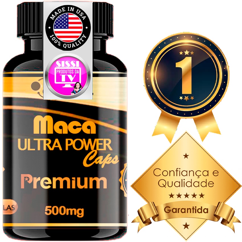 Maca Ultra Power Caps 500mg Original - 60 Cápsulas | Shopee Brasil
