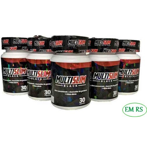 Suplemento MultiSlim Black - 30 Cápsulas | Shopee Brasil