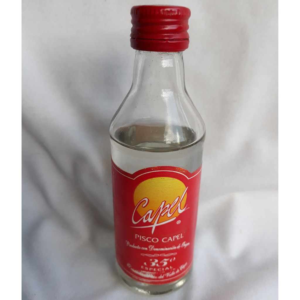 Garrafa Mini Antiga Pisco Capel Origem Chile - CX | Shopee Brasil