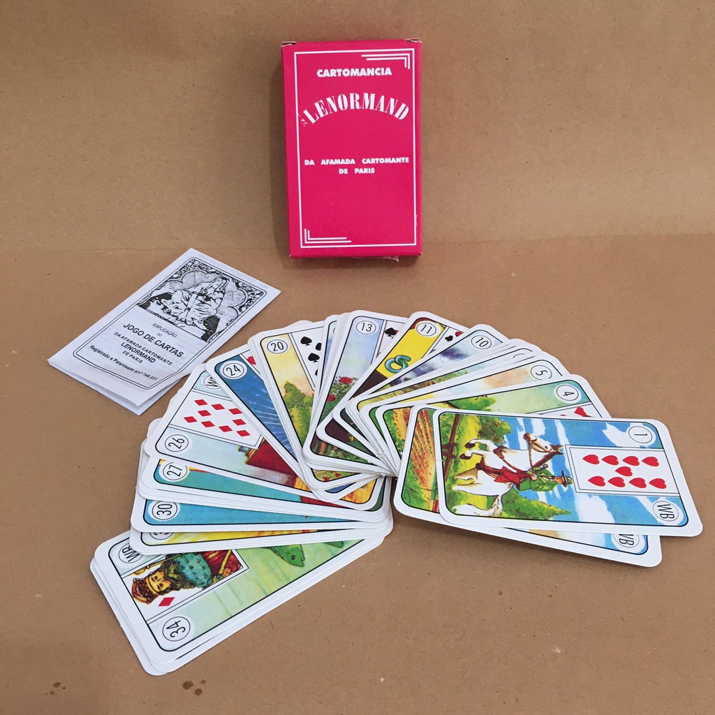 Baralho Lenormand Cartomancia | Shopee Brasil