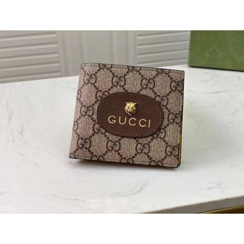 Carteira Masculina Gucci Com Cabeça De Tigre | Shopee Brasil