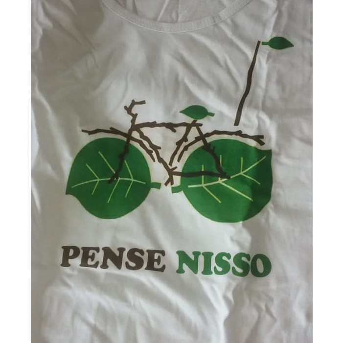Camiseta Pense Nisso | Shopee Brasil