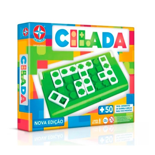 Jogo Cilada - Nova Edicao - Raciocinio E Logica - Estrela | Shopee Brasil