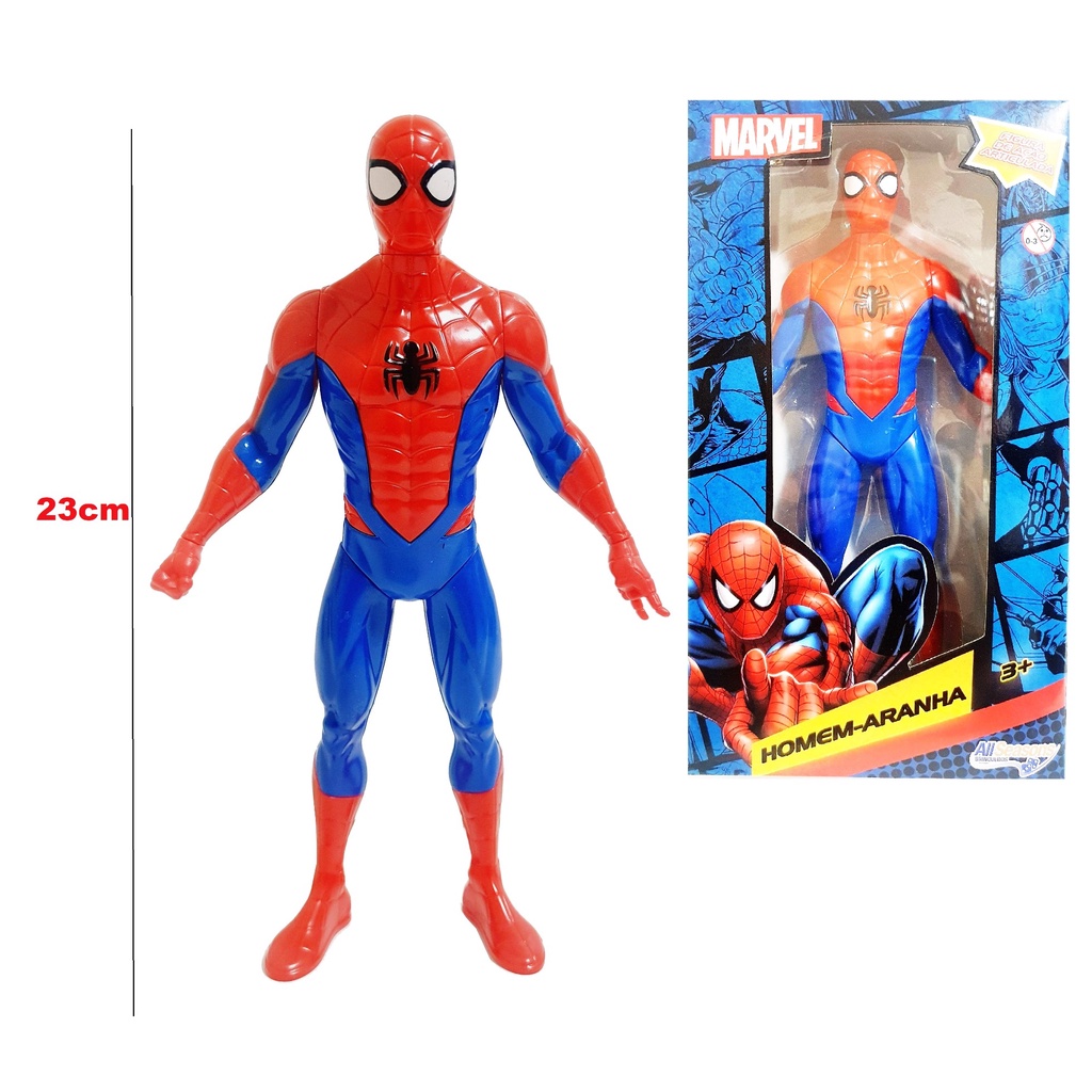 Boneco Novo Homem Aranha Vingadores Barato Articulado Spider | Shopee ...
