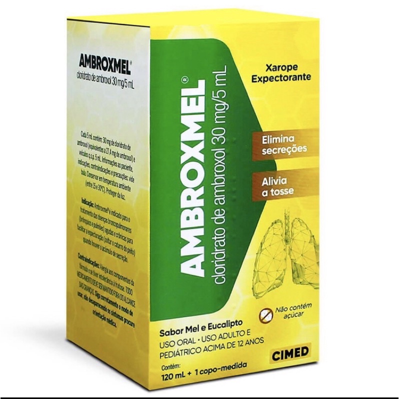 Xarope Ambroxmel Adulto Cimed 120ml | Shopee Brasil