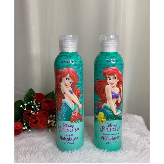 Shampoo e Condicionador Infantil Disney Princesa Ariel. | Shopee Brasil