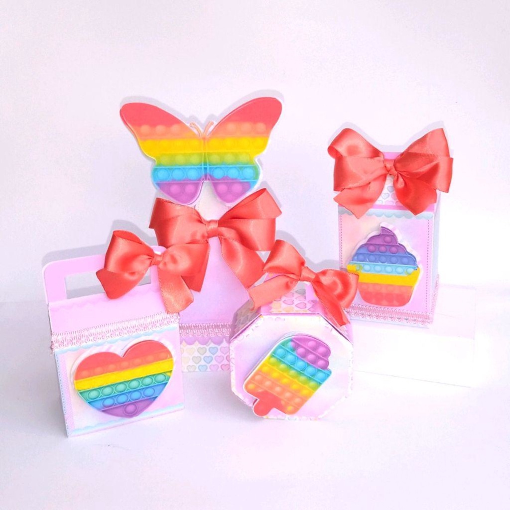 KIT FESTA POP IT (KIT COM 4 PEÇAS) | Shopee Brasil