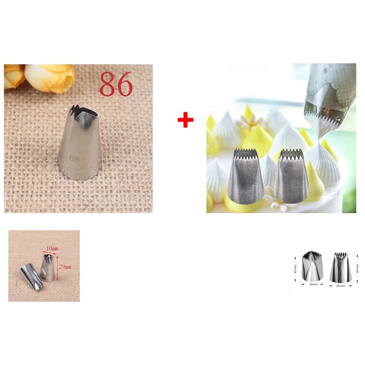 Bico Russo 86 Confeiteiro Profissional + 2 Bicos Russos Confeitar ...