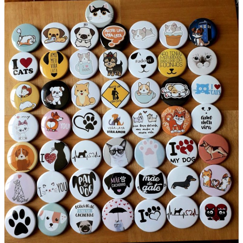 50 bottons pet | Shopee Brasil