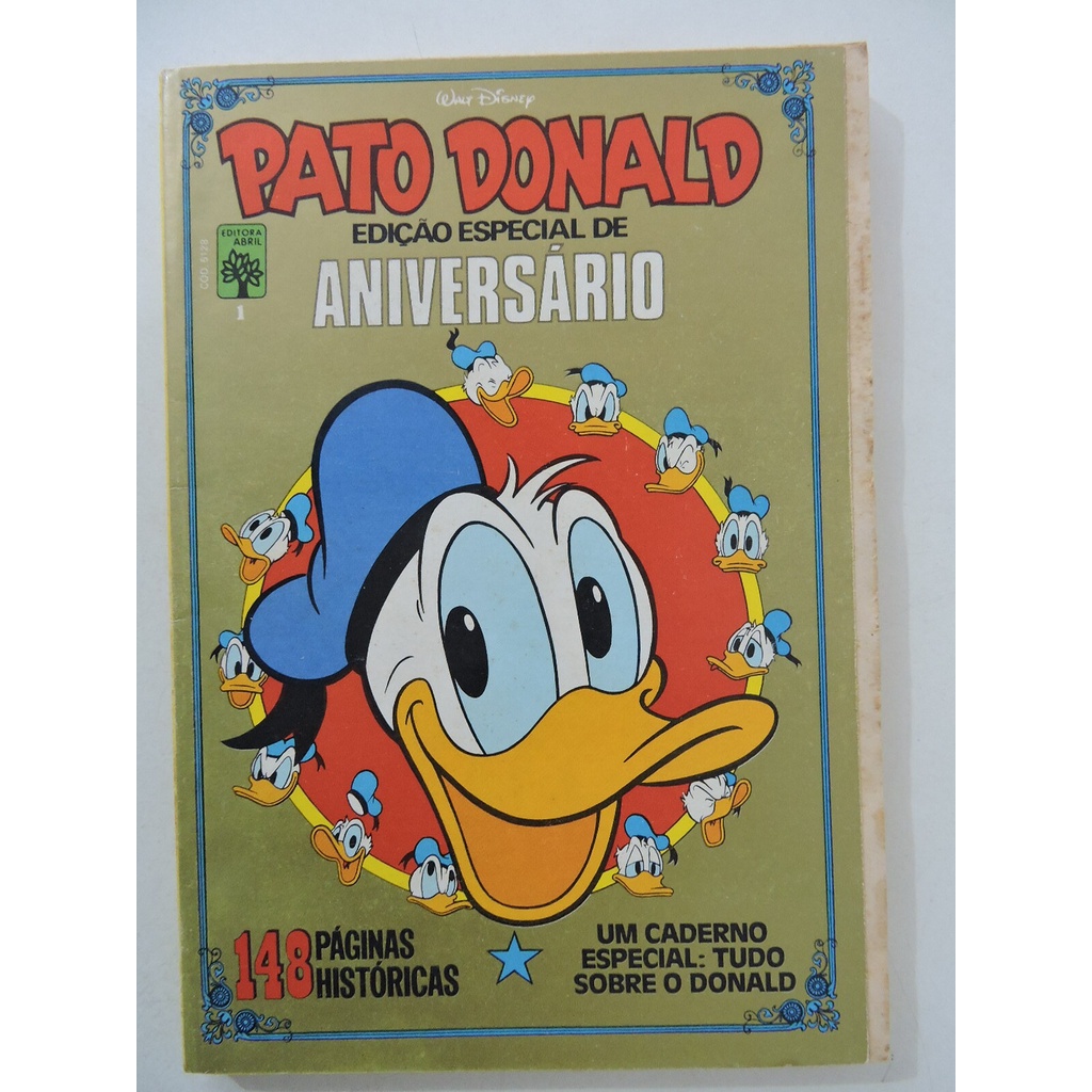 Pato Donald Edição Especial de Aniversário #01 set/1984 | Shopee Brasil