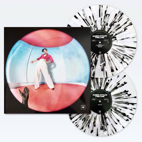 Lp Fine Line - Harry Styles (vinil Duplo Splatter Preto E Branco ...