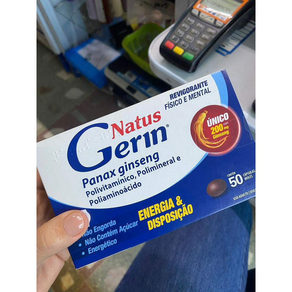 NATUS GERIN - PANAX GINSENG 200MG 50CAPS | Shopee Brasil