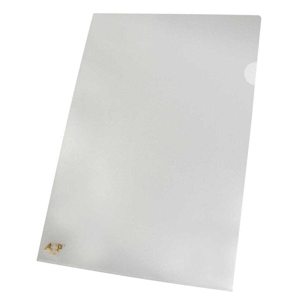 Pasta Plástica Tipo L Cristal A4 C/10 unidades Acp | Shopee Brasil
