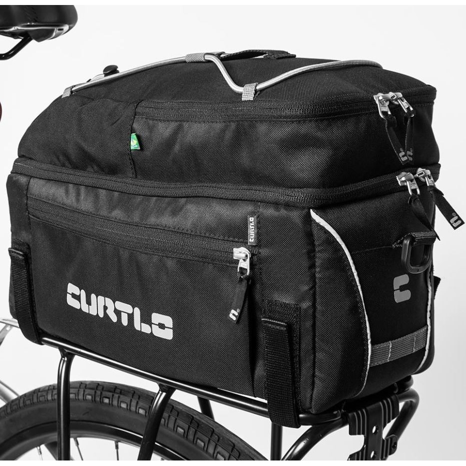 Alforje Rack Pack Bike + Bolsa Mao E Alca Lateral - Curtlo | Shopee Brasil