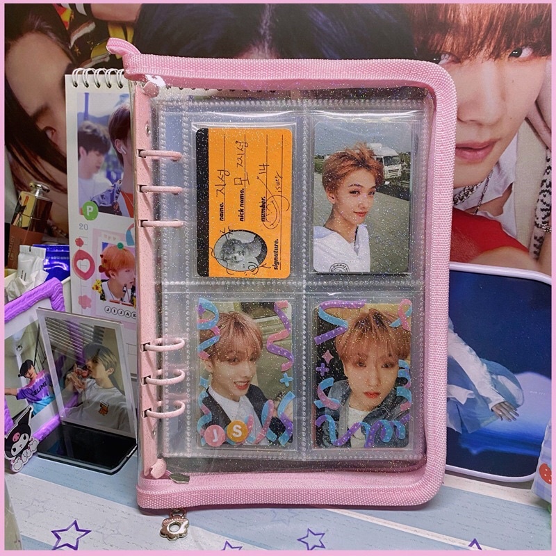 Álbum De Fotos Kpop Clear A5 Zipper Binder DIY Idols/Cartões ...