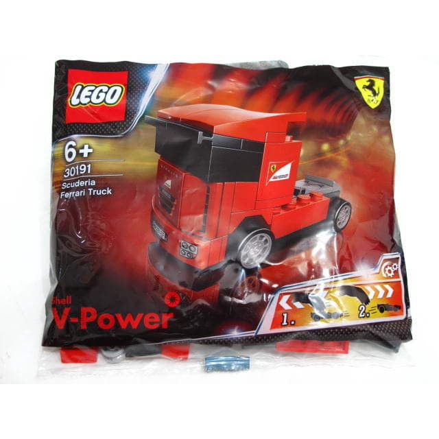 LEGO Polybag 30191 SHELL Scuderia Ferrari Caminhão 2012 Vermelho ...