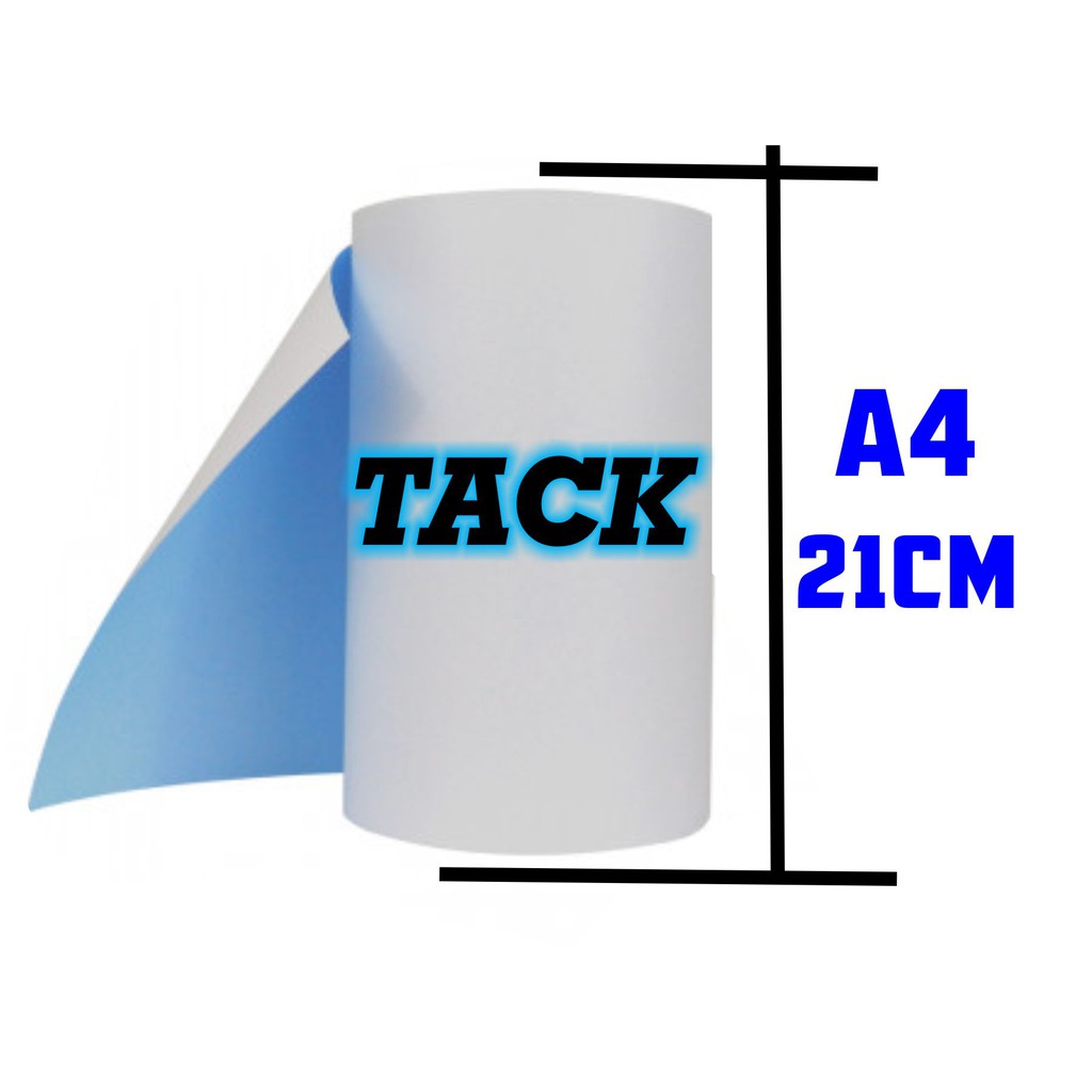 Bobina Rolo Papel TACK Sublimático Azul Havir 90g A4 (21cm X 100 metros) PAPEL DO TIPO TACK para ...