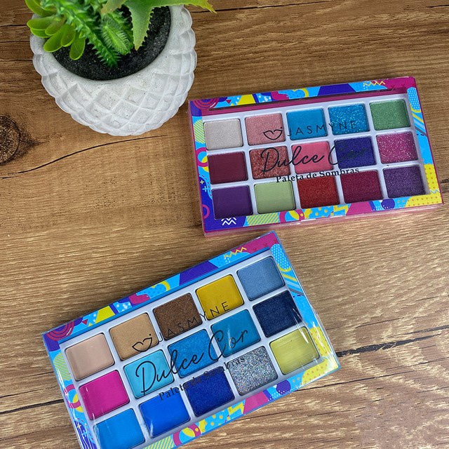 Paleta Sombras Jasmyne Dulce Cor | Shopee Brasil
