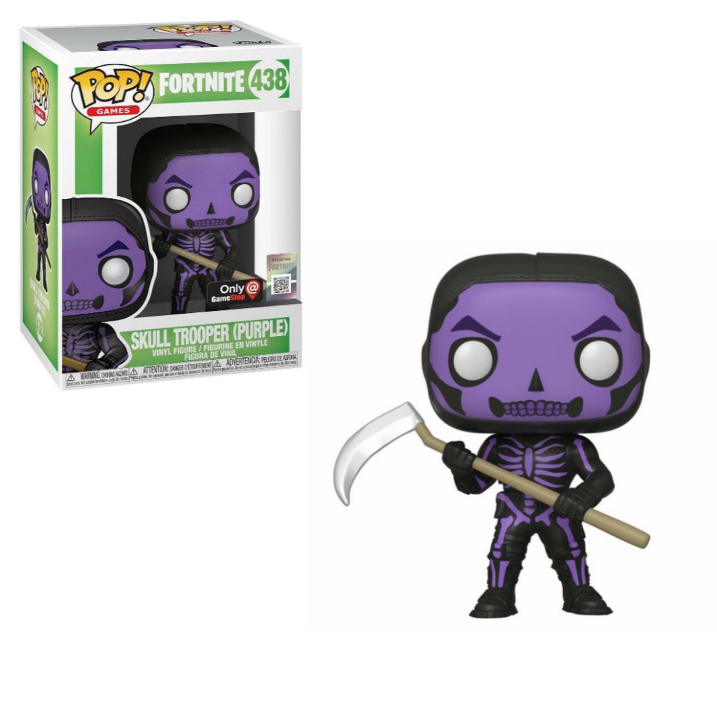 FUNKO POP FORTNITE SKULL TROPPER PURPLE 438 (GAMESTOP) - FORTNITE- NOVO ...