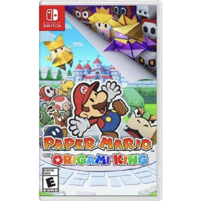Papel Nintendo Switch Mario O Rei Origami | Shopee Brasil