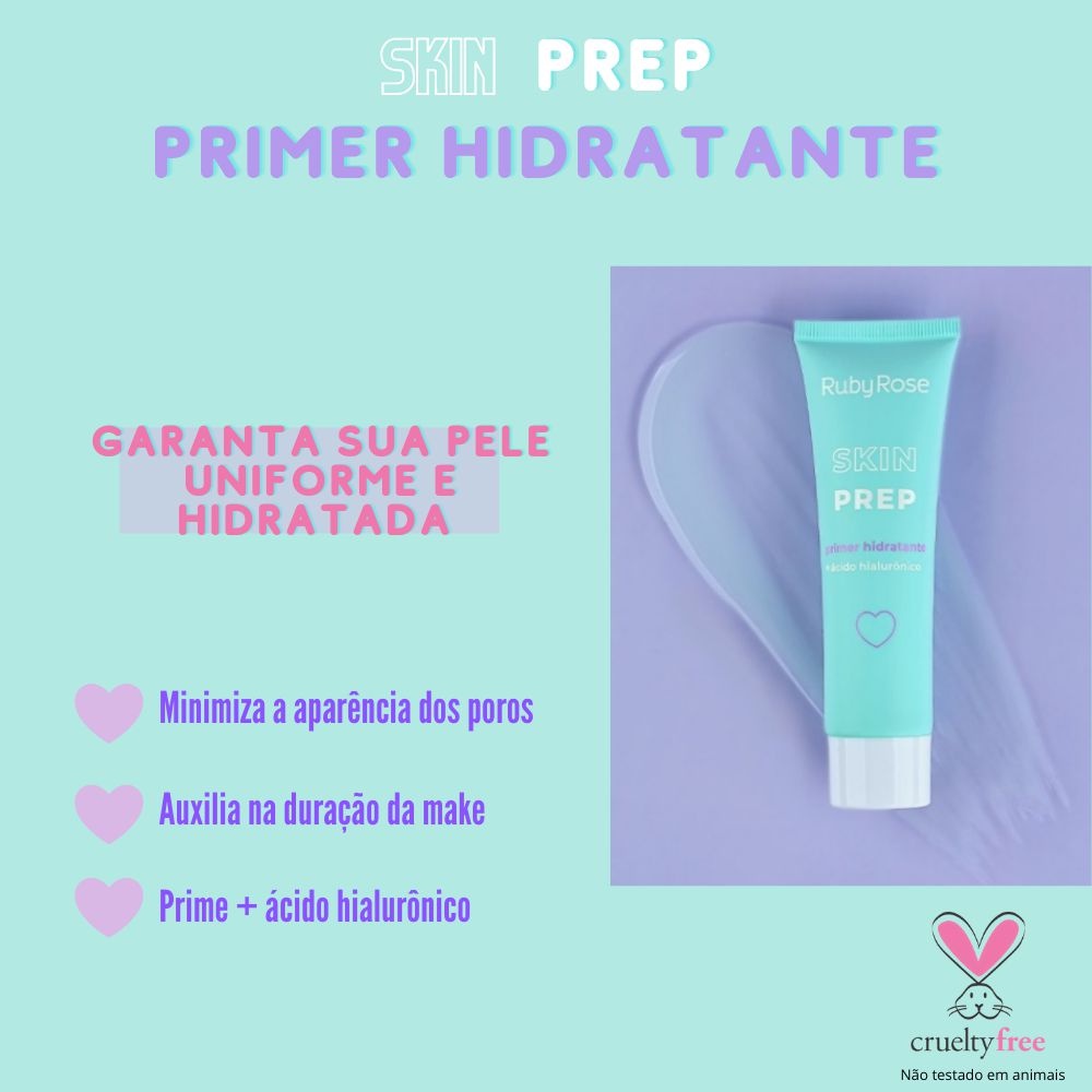 Primer Skin Prep Ruby Rose Primer Hidratante 53ml | Shopee Brasil