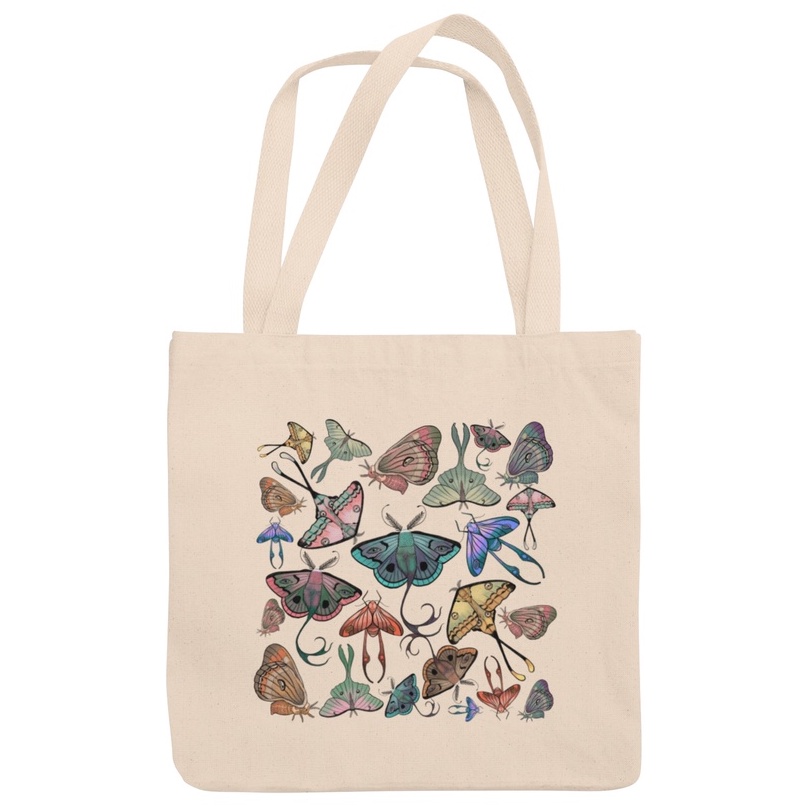 Bolsa Sacola Ecobag Com e Sem Zíper Esotérica Mariposa Mística 100% Algodão 101 | Shopee Brasil