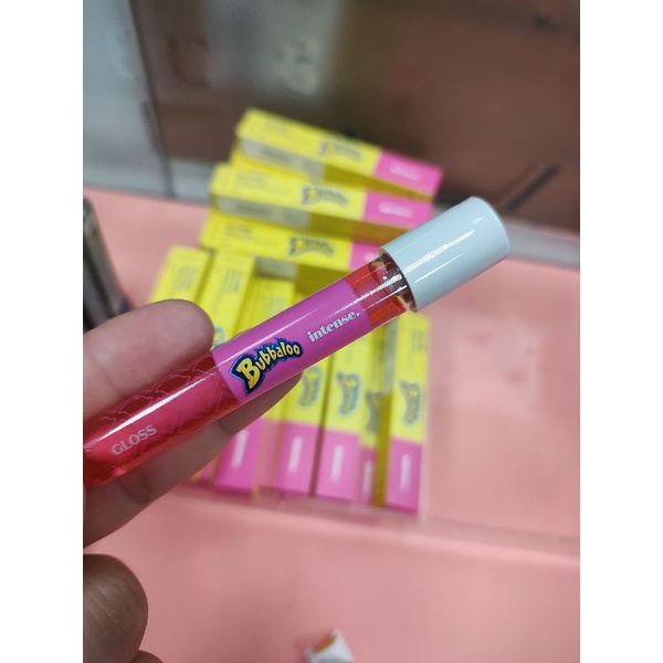 Gloss e hidrante Labial Rosa Intense Bubbaloo 5ml | Shopee Brasil