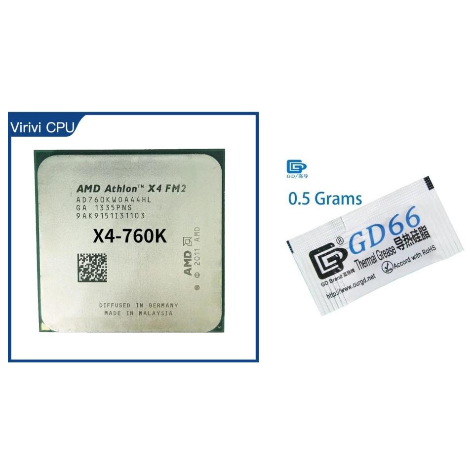 Processador Amd Athlon X4 760k 3,80 Ghz 4 Mb Socket Fm2 Fm2+ | Shopee ...